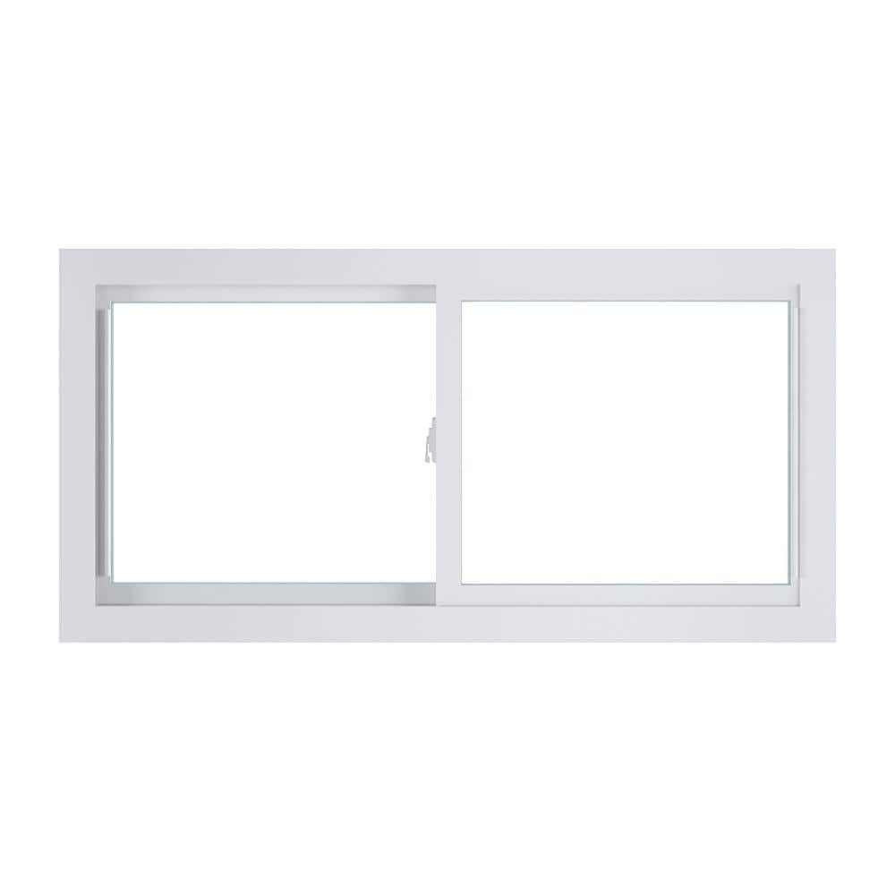 Reviews for American Craftsman 48 in. x 24 in. 70 Series White Sliding ...