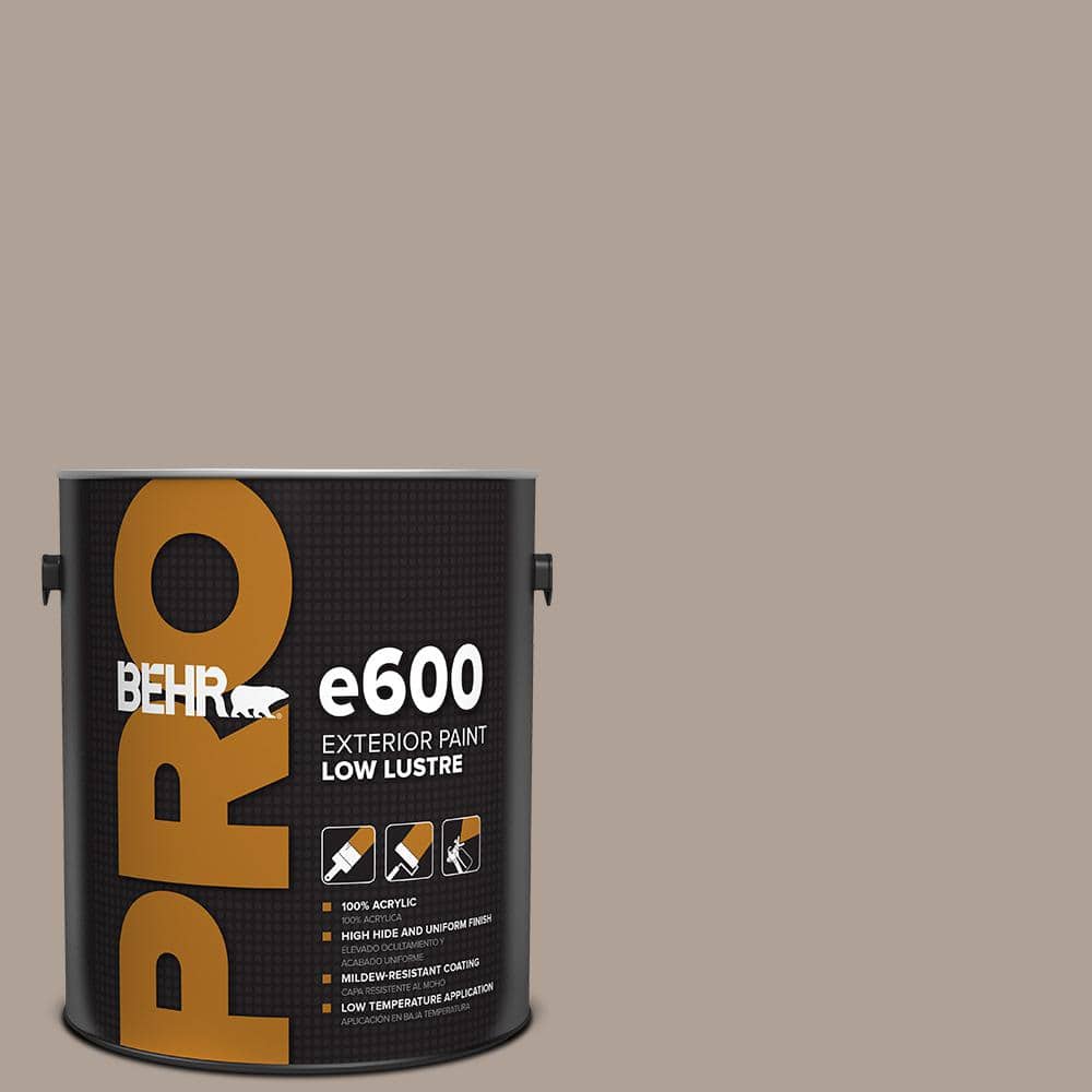 BEHR PRO 1 gal. #N180-4 Moleskin Low Luster Exterior Paint PR62001 ...