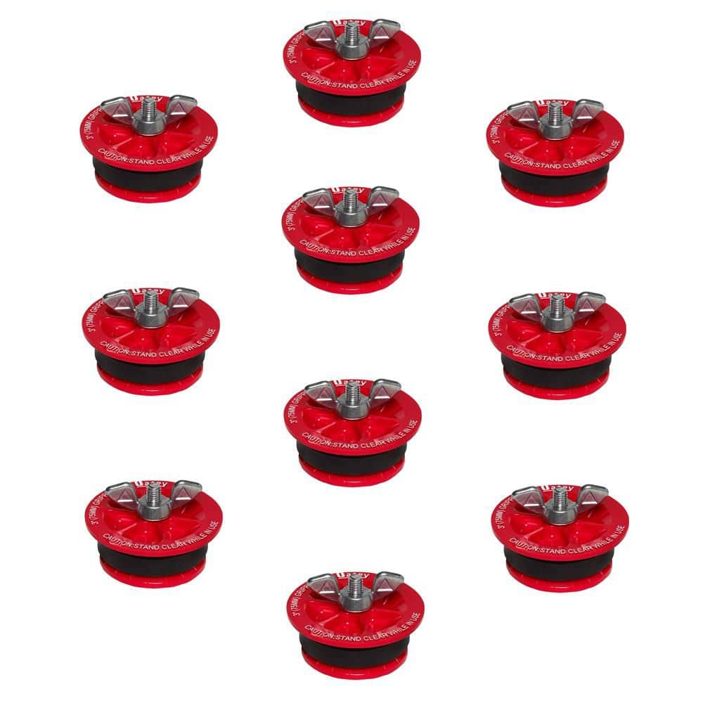 Oatey Gripper 3 in. Plastic Mechanical Test Plug (10-Pack) 33402D-1 ...