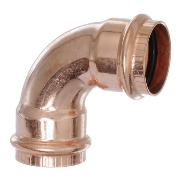Viega ProPress 1-1/4 in. Press Copper 90-Degree Elbow (5-Pack) 77032 ...
