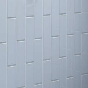 CRUZ BAY STUDIO 2 in. x 8 in. Glass Skyline Gloss Subway Tile (13.02 sq ...