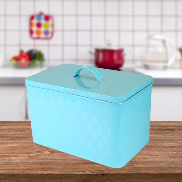 Home Basics Tin Bread Box CS47385 - The Home Depot