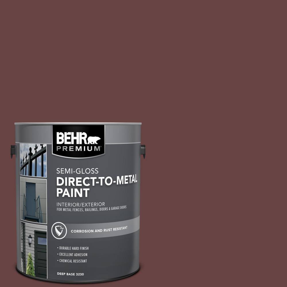BEHR PREMIUM 1 gal. #MQ1-14 Twinberry Semi-Gloss Direct to Metal ...