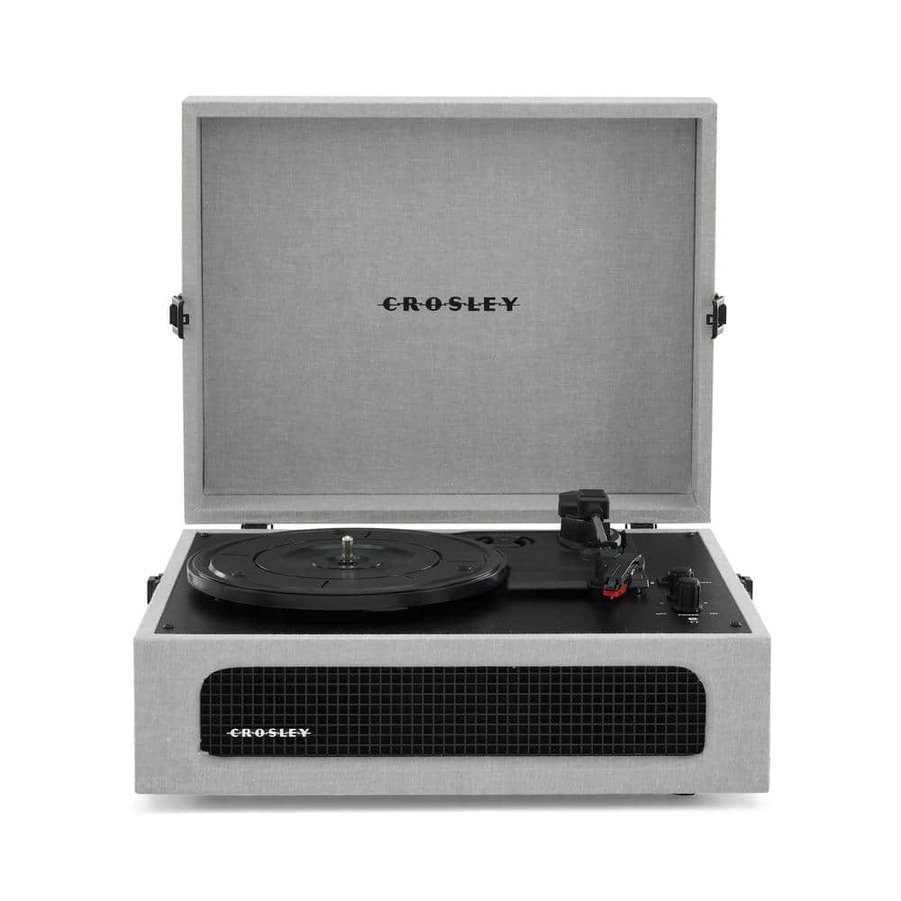 Crosley Voyager Turntable in Gray CR8017B-GY - The Home Depot