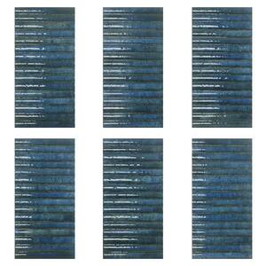 Ivy Hill Tile Mawr White 5.9 in. x 0.31 in. Polished Fluted Ceramic ...