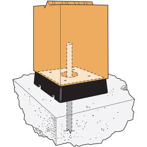 Standoff Post Base - 6x6 - Post Bases - Post Brackets - The Home Depot