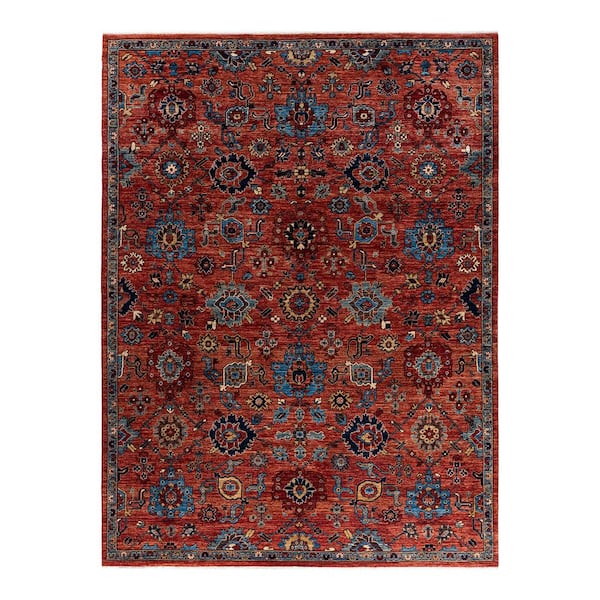 Solo Rugs Serapi Red 8 x 10 Tribal Wool Indoor Area Rug M1993-127 - The ...
