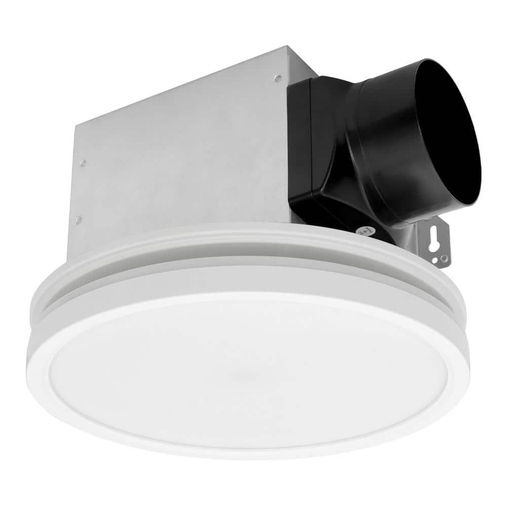 Akicon Bathroom Exhaust Fan with Light, Dimmable 3CCT LED Light with ...