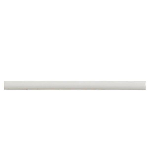 Apollo Tile Horizonte 0.5 in. x 8 in. Glossy Soft Dove Gray Ceramic ...