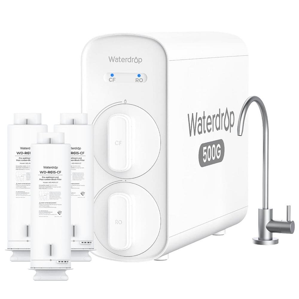 Waterdrop WD-G5P500 Reverse Osmosis Water Filter NSF/ANSI 372 Certified ...
