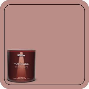 BEHR PREMIUM PLUS 1 qt. #170F-5 Brick Dust Flat Low Odor Interior Paint ...