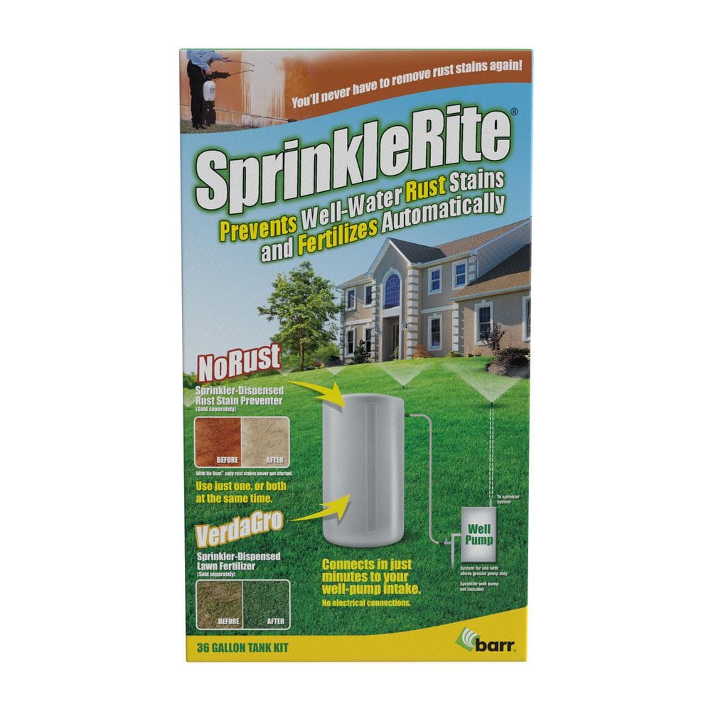 SprinkleRite 36 Gal. Tank System for Rust Prevention & Fertilization ...