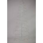 Everstar 60 in. White Light UL Pop-Up Fluffy Snowman Sculpture ES-69089 ...