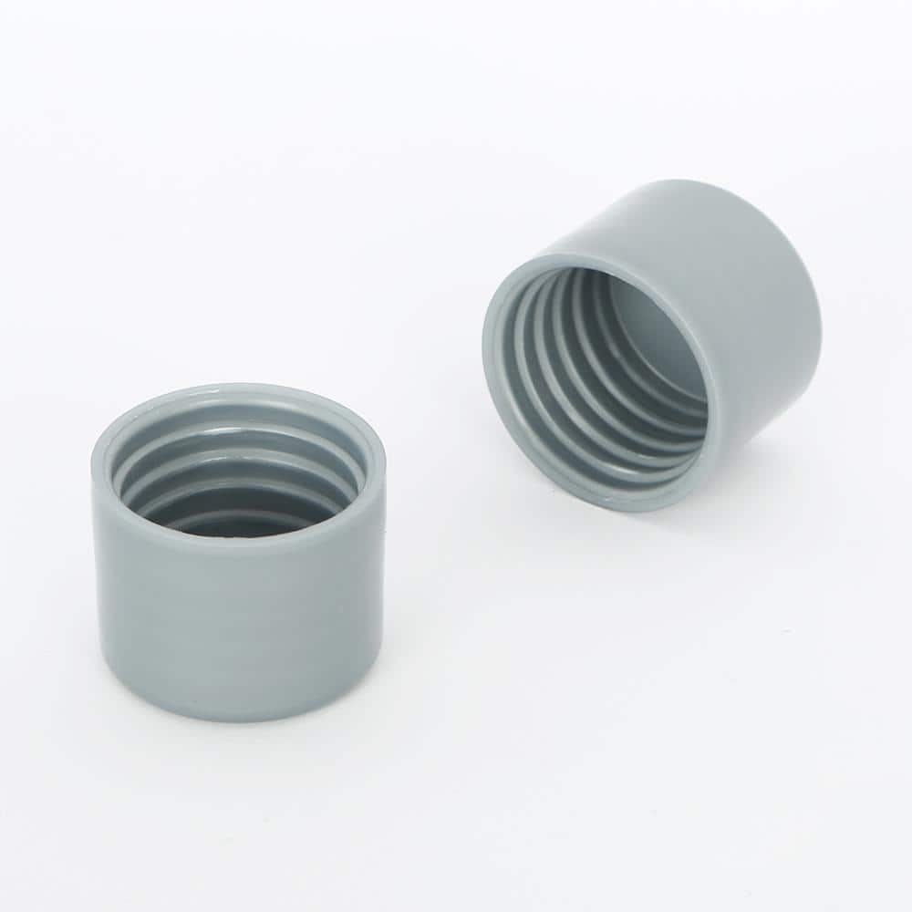 Everbilt 1-1/4 in. Platinum Closet Pole End Caps (2-Pack) EH-WSTHDUS ...