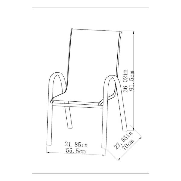 Room essentials sling stacking patio lounger store