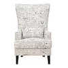 Kegan French Script Accent Chair UKR636100 - The Home Depot
