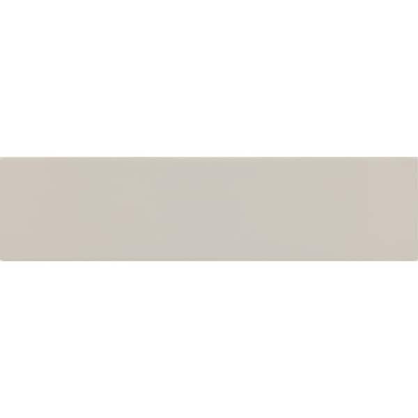 Daltile Restore Ash Gray 2 in. x 8 in. Glossy Ceramic Tile Sample ...