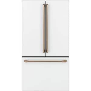 Cafe 18.6 cu. ft. Smart French Door Refrigerator with Internal Water ...