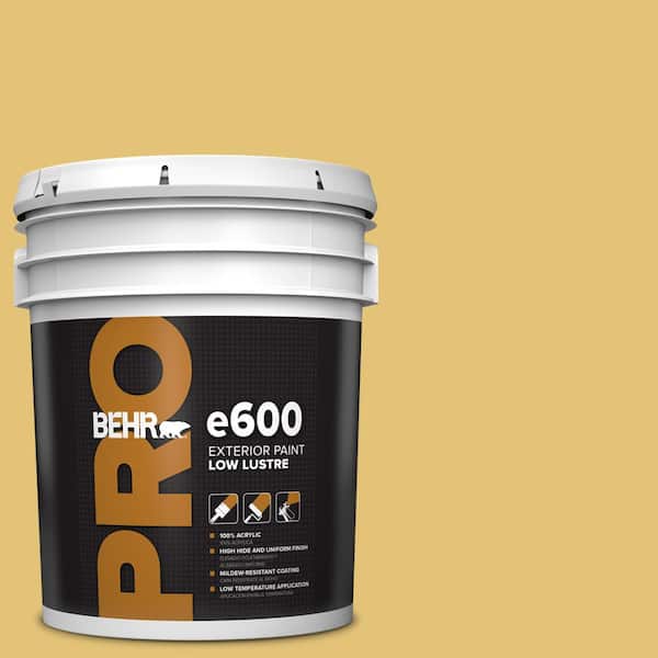 BEHR PRO 5 gal. #370D-5 Summer Field Low Luster Exterior Paint PR62305 ...