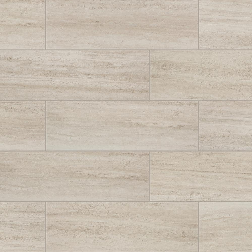 Daltile Rivendell Column Gray 6 in. x 6 in. Glazed Ceramic Sample Tile ...
