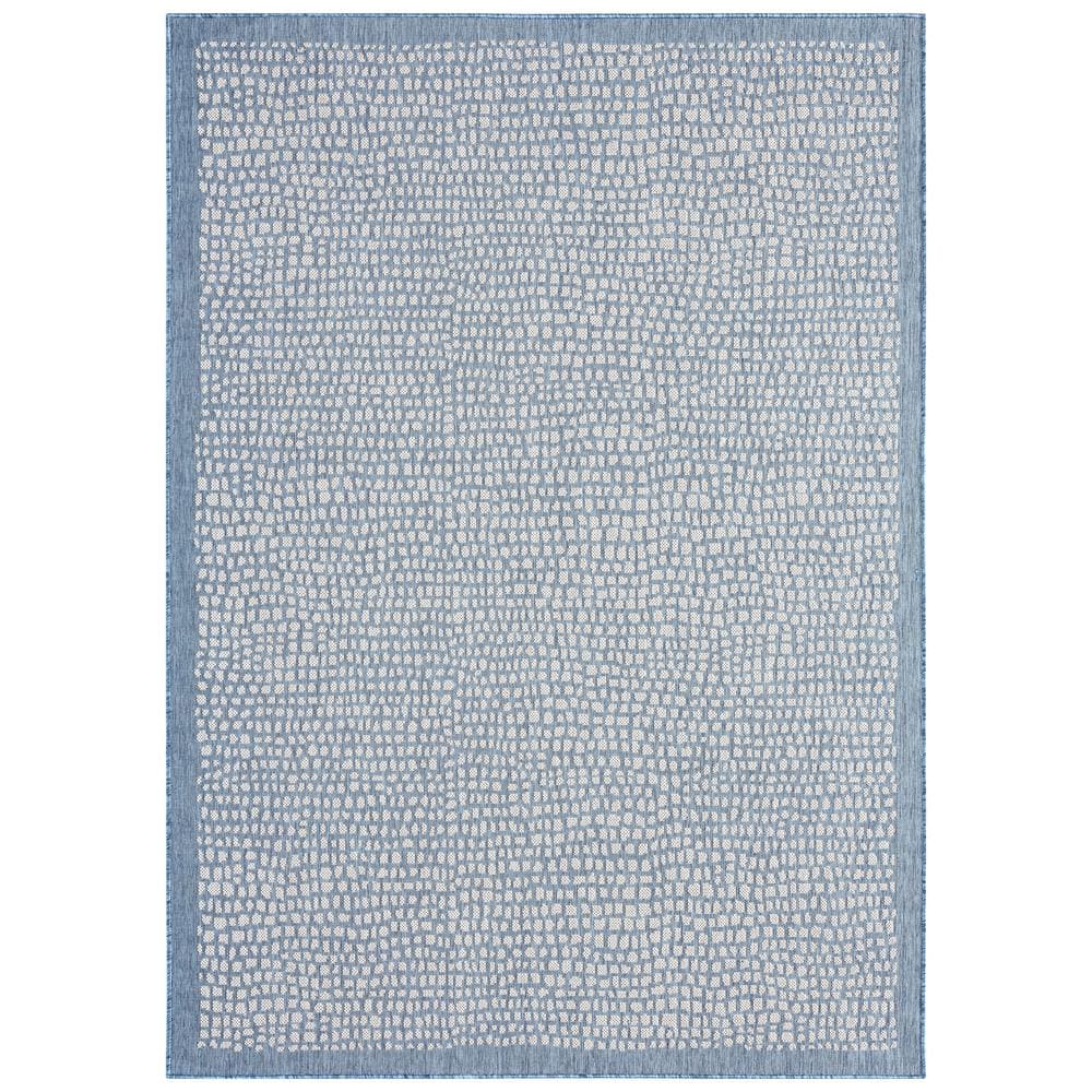 Tommy Bahama Marlin Blue 8 ft. x 10 ft. Indoor/Outdoor Area Rug 1-6821 ...