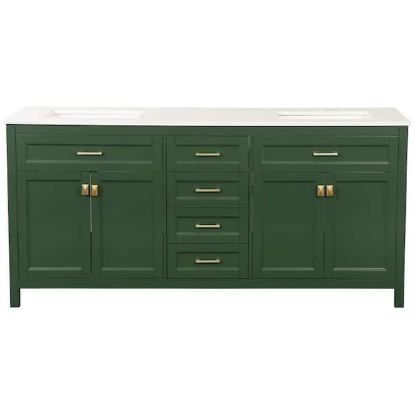 HBEZON Aphrodite 72 in. W x 22 in. D x 34 in. H Freestanding Bath ...