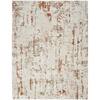 Nourison Concerto Ivory Rust 8 ft. x 10 ft. Abstract Contemporary Area ...