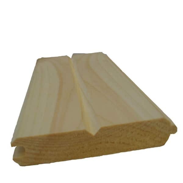 1 in. x 8 in. x 6 ft. Premium WP4/116 Pine Pattern Board HDPP20108VB ...