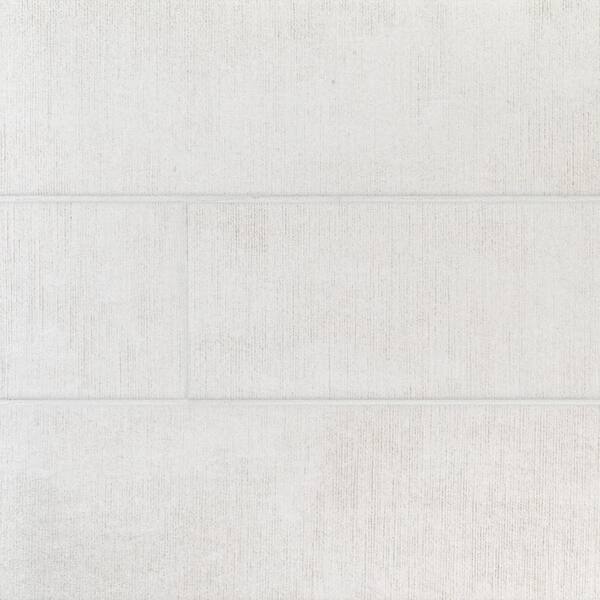 Jeffrey Court Cambric Ivory 4 in. x 16 in. Textured Subway Ceramic Wall ...