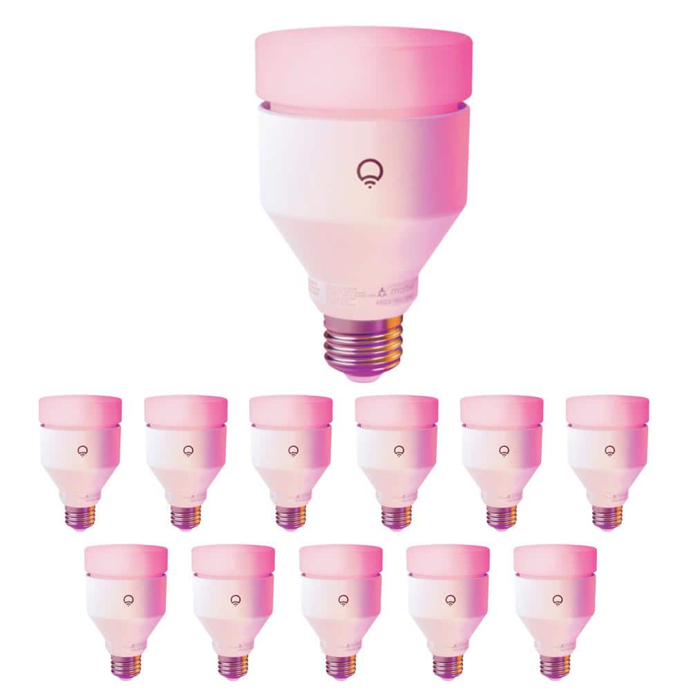 LIFX 100-Watt Equivalent A21 Multi-Color 9000K Wi-Fi LED light Bulb ...