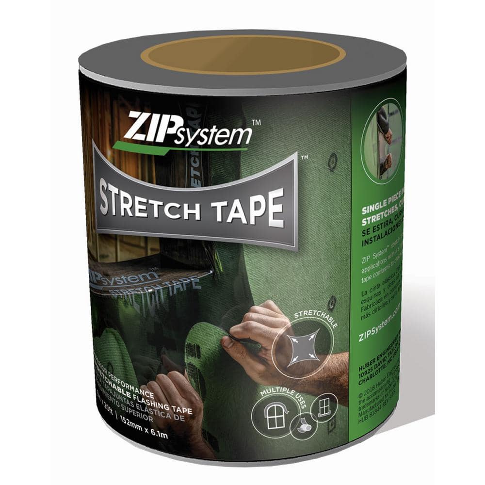 Huber 6 in. x 20 ft. ZIP System Linered Stretch Tape EHD5017118 - The ...