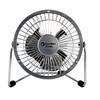 Comfort Zone 4 in. Silver Dual-Powered Desk Fan CZHV4S - The Home Depot