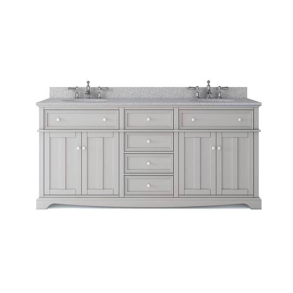 72 Inch Vanities - Double Sink - Solid Wood - Bathroom Vanities with ...