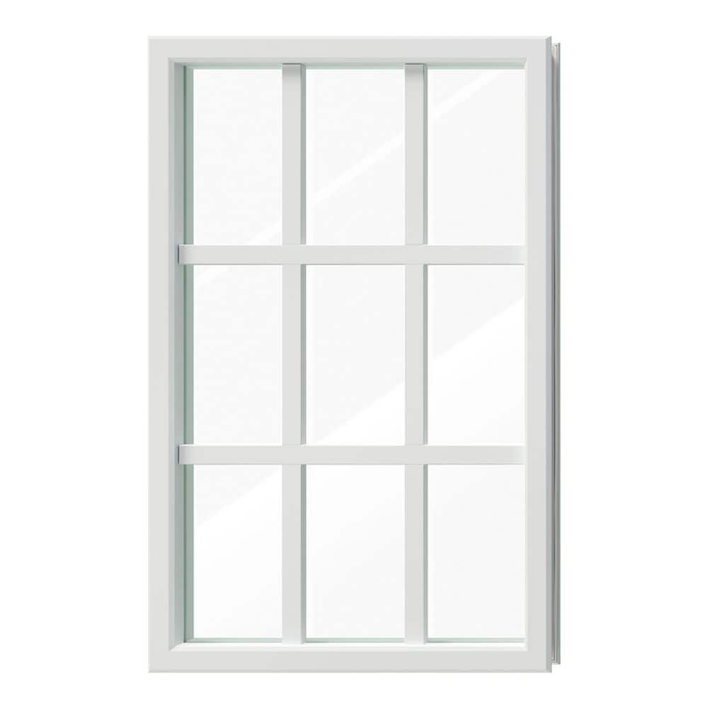 TENONER 22in x 36in, 9-Lite Clear Tempered Glass Insert Kit Entry Door ...