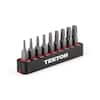 TEKTON 1/4 in. Torx Security Bit Set with Rail (9-Piece) (TR7-TR30) DZT93002 - The Home Depot
