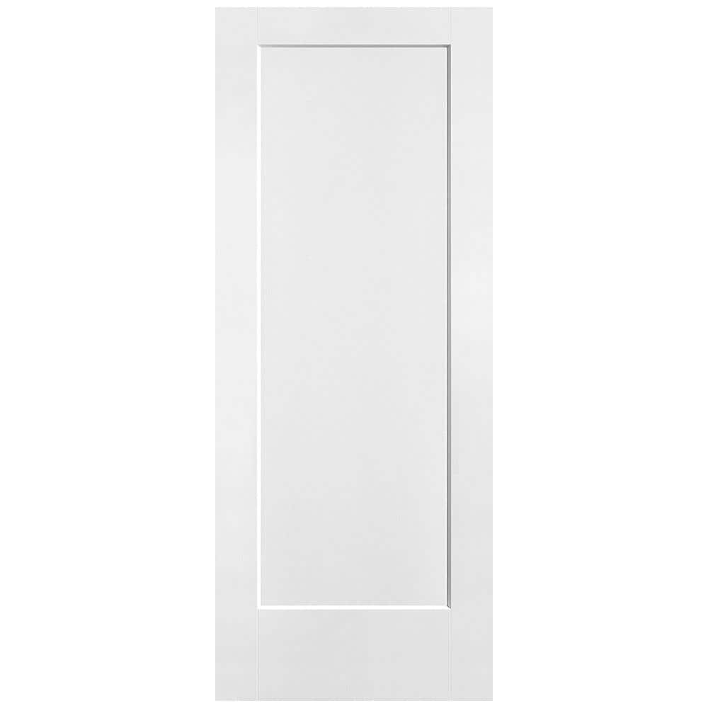 Masonite 32 in. x 80 in. 1-Panel Lincoln Park Single Bore Solid Core ...