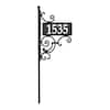 Nite Bright Ironwork Rectangle Reflective Address Post Sign 14338 - The ...