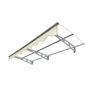 59 in. W x 34 in. D UPF80 plus Outdoor Door Window Awning with ...