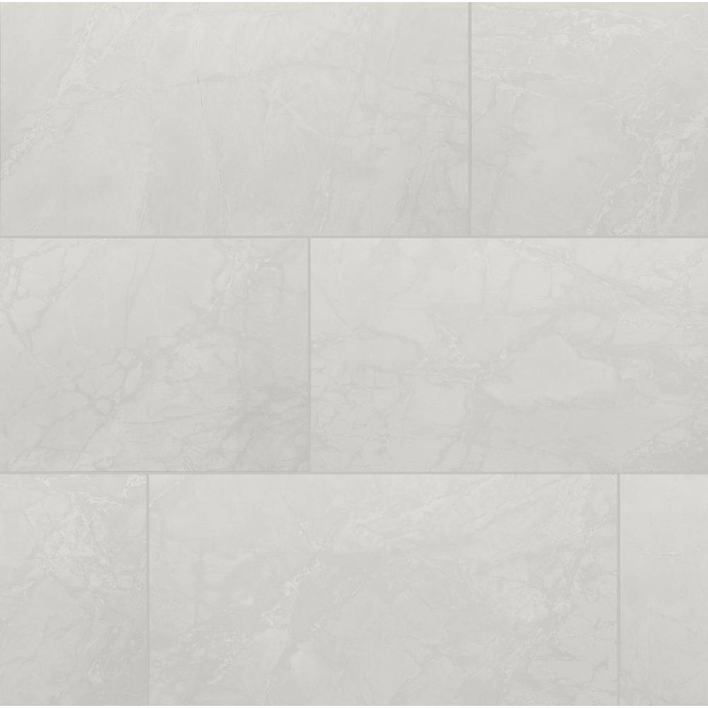 Florida Tile Home Collection Michelangelo Light Grey 12 in. x 24 in ...