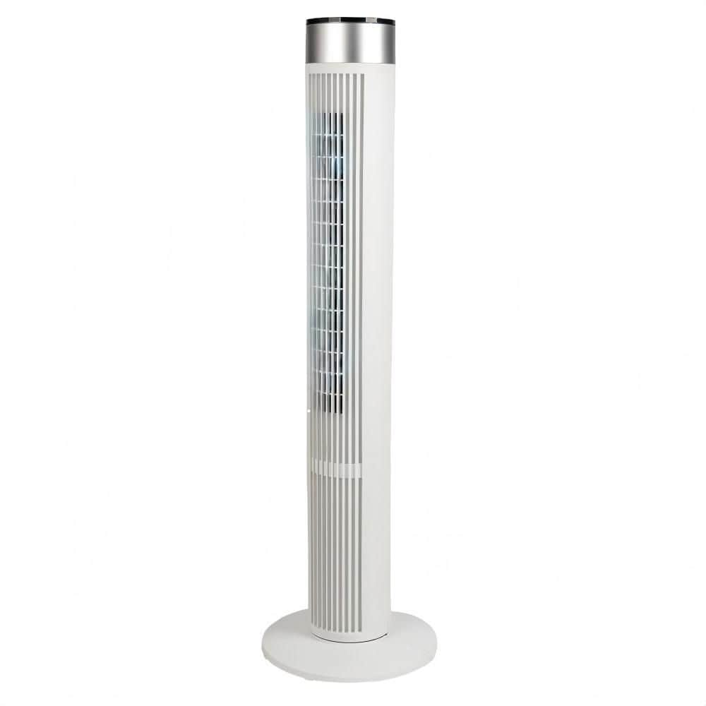 Atemomen 40 in. 3 Speeds 3 Modes Air Tower Fan in White with Remote, 70 ...