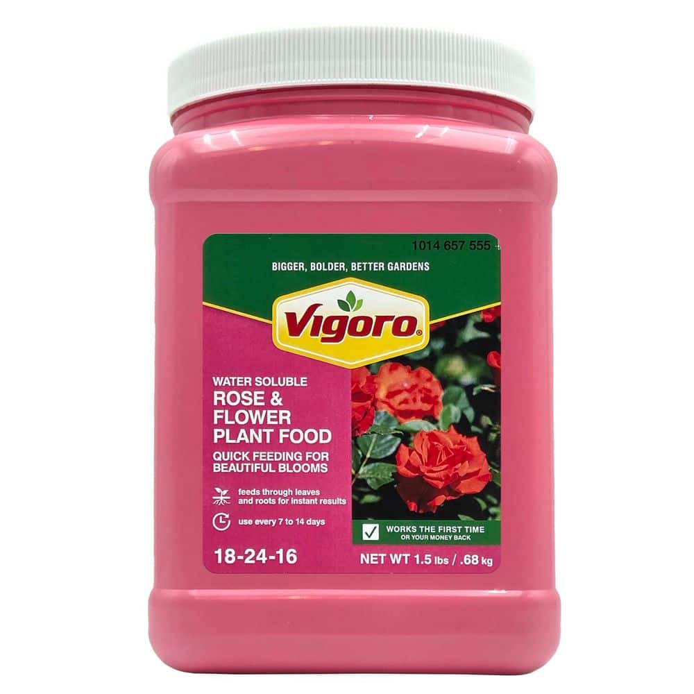Vigoro 1.5 lbs. Rose and Flower Water Soluble Plant Food 100552648 ...