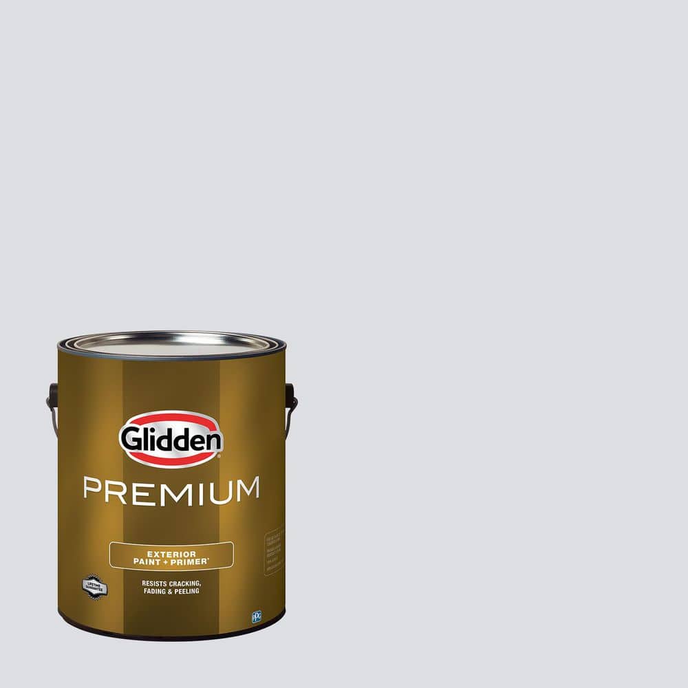 Glidden Premium 1 gal. PPG1043-3 Wayward Winds Flat Exterior Latex ...