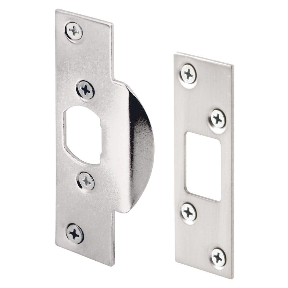 Prime-Line Security Reinforcing Strike Kit 1-1/8 in. x 4-1/4 in. and 1 ...