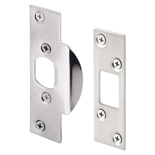 Prime-Line Security Reinforcing Strike Kit 1-1/8 in. x 4-1/4 in. and 1 ...