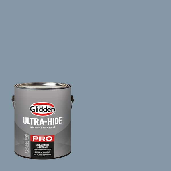 Glidden Ultra-Hide 1 gal. PPG10-11 Seastone Ultra Flat Interior Paint ...