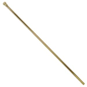 Westbrass 3/8 in. x 1.7 ft. Brass Bullnose Faucet Supply Riser D120-12 ...