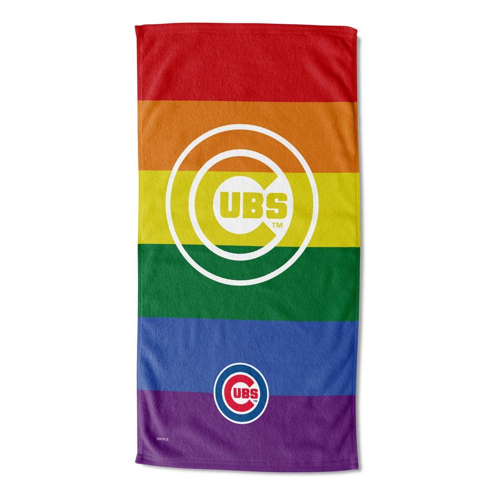 THE NORTHWEST GROUP MLB Multi-Color Cubs Pride Series Printed Cotton ...
