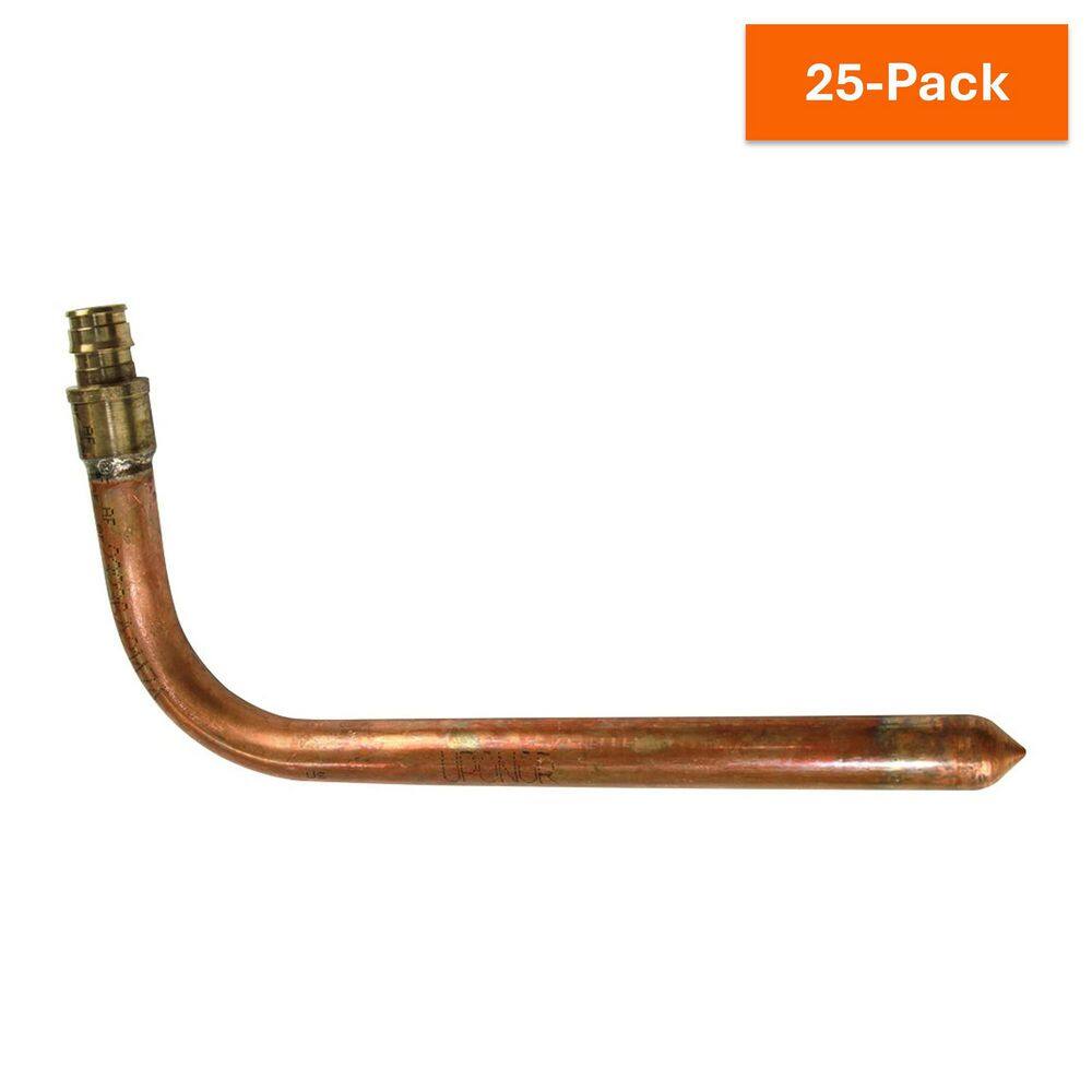 Uponor ProPEX 1/2 in. PEX-A Expansion Barb Lead-Free Brass x 8 in ...