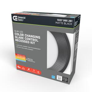 Commercial Electric - Black - 6 in - Canless Recessed Lighting - The ...