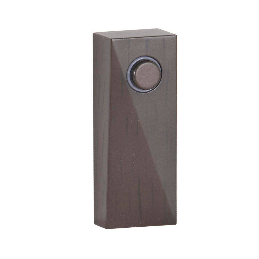 CRAFTMADE Wired Surface Mount Aged Iron Finish Doorbell Push Button ...